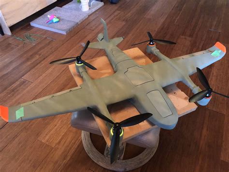 3d Printed Vtol In The Works Plane 4 0 Ardupilot Discourse