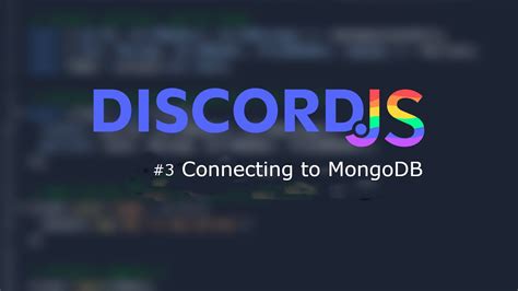 3 How To Make A Discord Bot Discordjs Mongodb Youtube