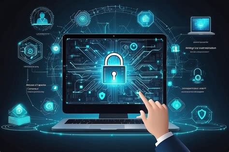 Securing Digital Platforms Cybersecurity And Data Protection Premium Ai Generated Image