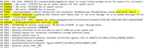 I Cannot Install Sophos Endpoint With Message Relay Server Without