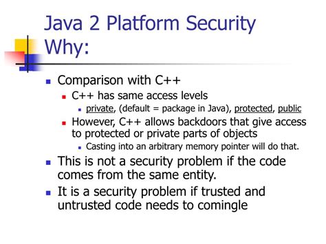 Ppt Java Security Model Powerpoint Presentation Free Download Id