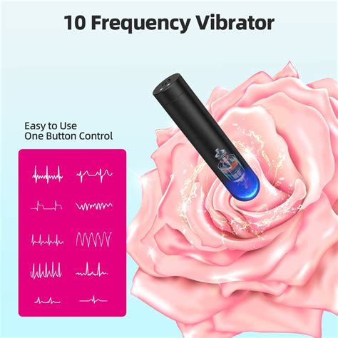 Sexpplis Bullet For Women Mini Vibrate With 10 Powerful Modes Portable Magnetic Rechargeable
