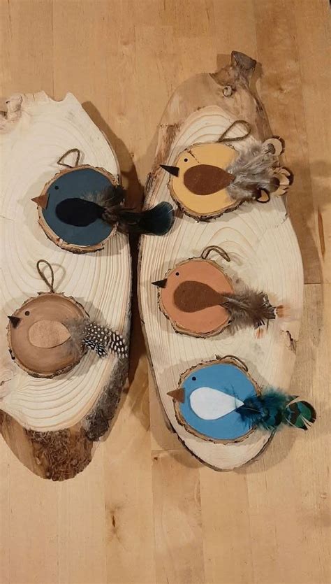 Pin By Pam Vennema On Crafts Dnr In 2025 Bird Crafts Wood Slice