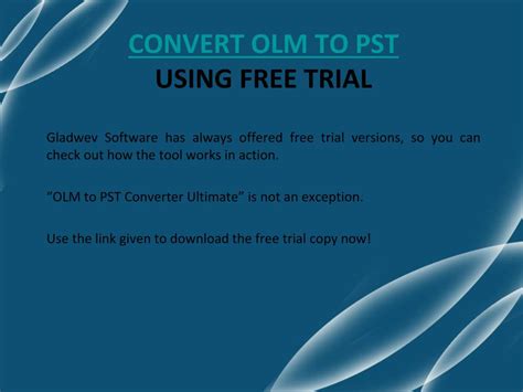 Ppt Convert Olm To Outlook Pst File Format Powerpoint Presentation