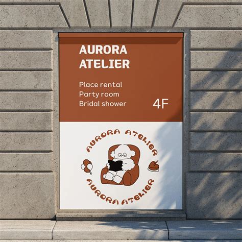 공간대여 파티룸 렌탈스튜디오의 로고와 간판 로고 디자인 포트폴리오 크몽