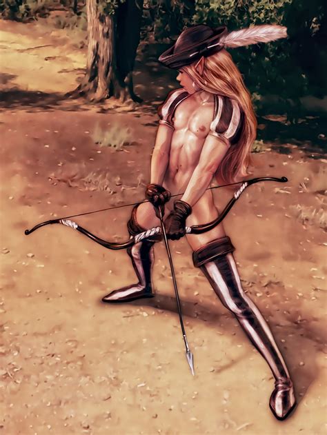 Rule 34 Arrow Bow Convenient Censoring Earrings Elf Elf Ears Functionally Nude Gloves Hat Male