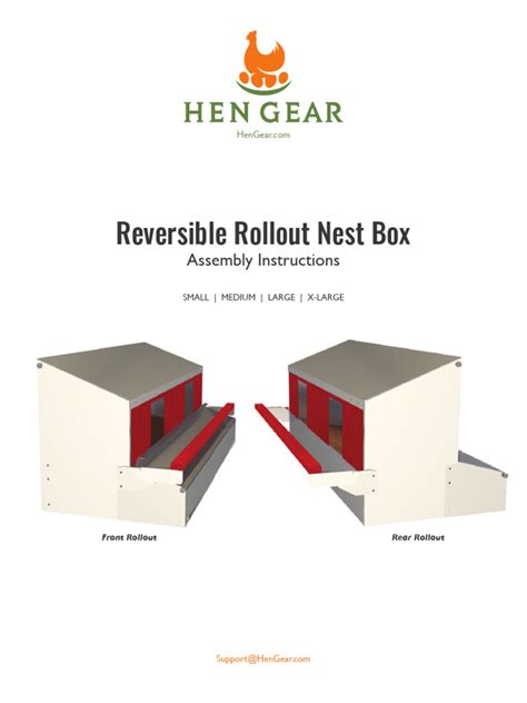 Hen Gear Poultry Nesting Boxes Pdf Screw Nut Hardware