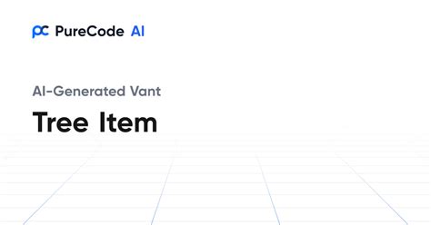 build great vant tree item components faster using ai tools