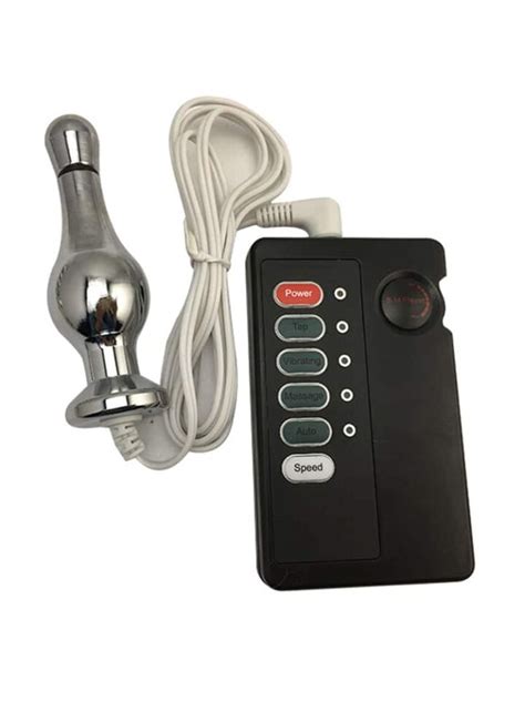 Electro Sex Control Box Set With Anal Plug Pulse And Cocktails