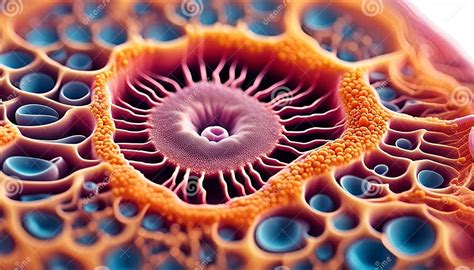 Components Of Eukaryotic Cell Nucleus And Organelles And Plasma