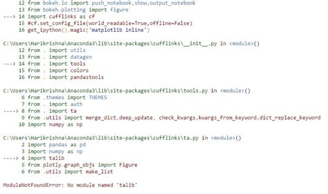 Python Unable To Import Cufflinks Stack Overflow