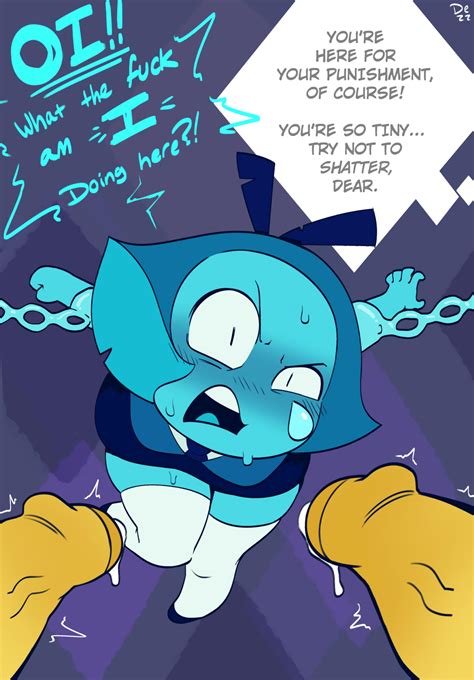 Rule 34 Aquamarine Steven Universe Bdsm Blue Eyes Blue Hair Blue