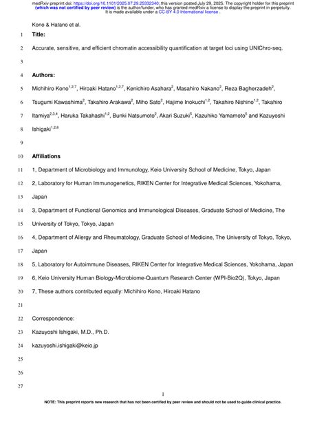 Pdf Accurate Sensitive And Efficient Chromatin Accessibility Quantification At Target Loci