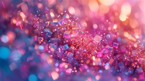 Premium Ai Image Holographic Clusters Generating A Mesmerizing Texture