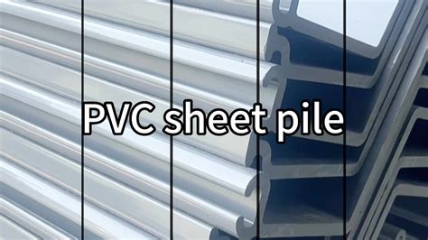 Plastic Vinyl Pvc Plastic Sheet Pile Customized U Shaped Pultrusion