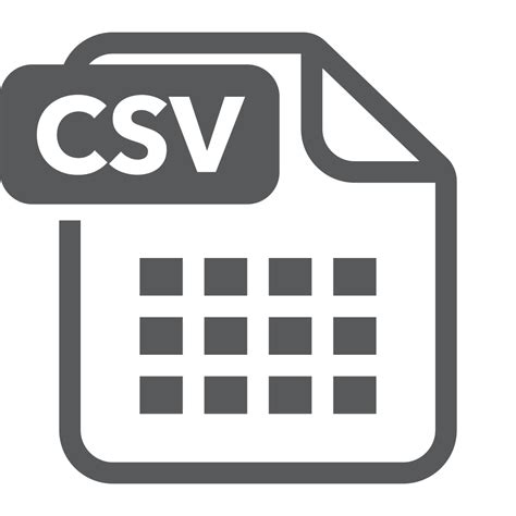 Csv Document Extension File Format Type Icon Download On Iconfinder