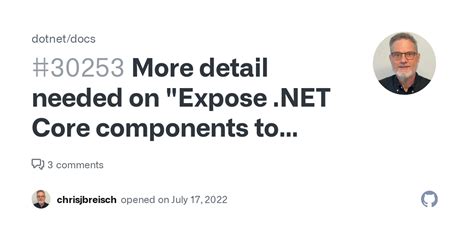More Detail Needed On Expose Net Core Components To Com · Issue