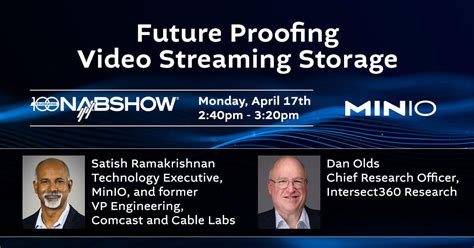 Kris Inapurapu On Linkedin Dear Customers And Partners Minio Will Be At Nabshow Starting This…