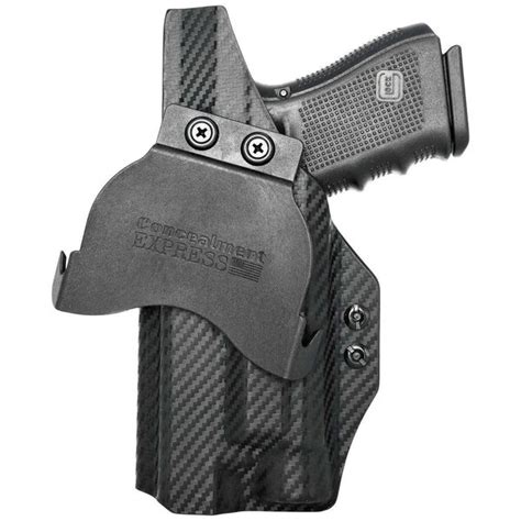 Rounded By Concealment Express Paddle Holster Fits Glock 17 19 19x