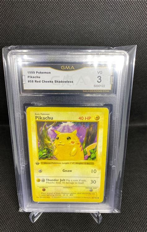 Pikachu 1st Ed Shadowless On Mercari Pikachu Pokemon Pokemon
