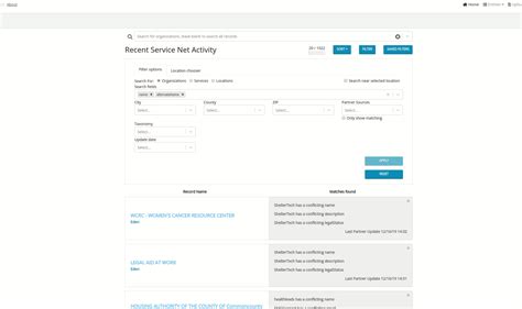 Search Autosuggest On Search Box Issue Openreferral ServiceNet GitHub