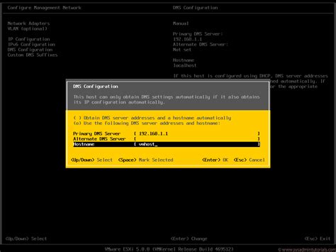 configuring vmware esxi 5
