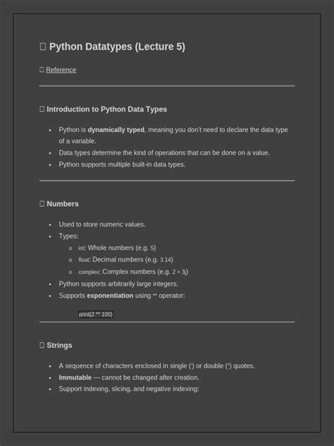 Lecture 5 Datatypes Overview Pdf