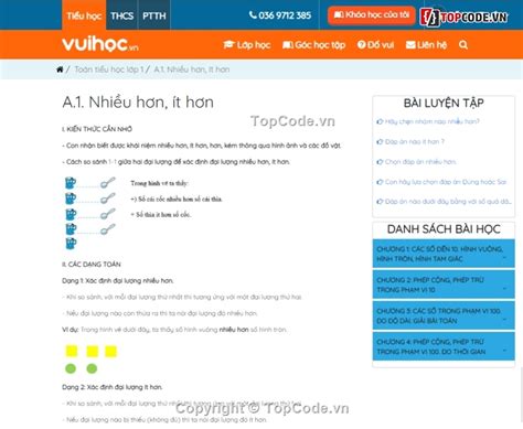 full source code đồ án website chương trình giáo dục tiểu học laravel