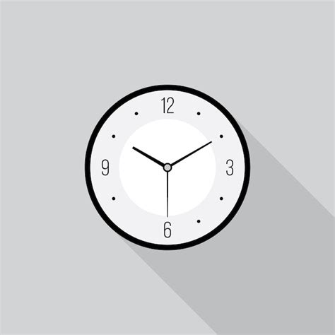 Premium Vector Free Vector Wall Clock