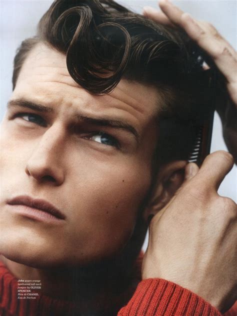 John Todd Perfects His Quiff For British Gq Style The Fashionisto