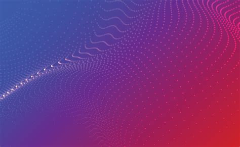 Wave 3d Wave Of Particles Abstract Blue Geometric Background Big Data Visualization Data