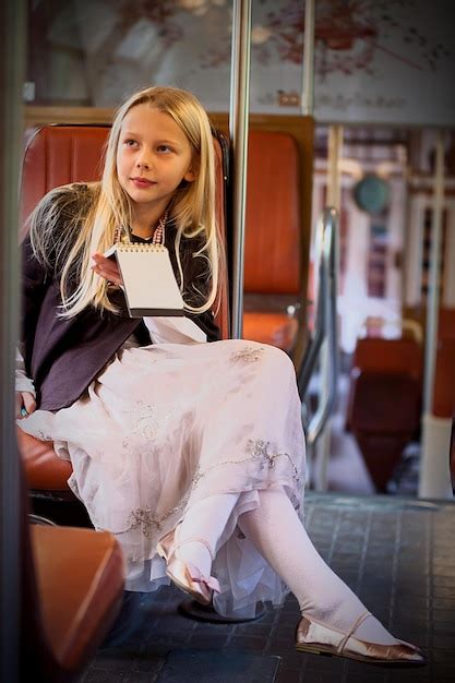 Premium Photo Girl Sitting In Bus