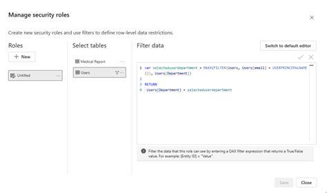 solved need help creating row level security based on the