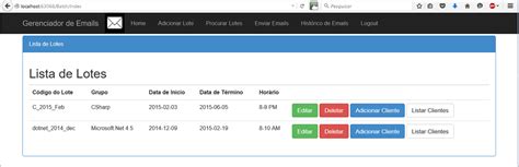 ASP NET MVC Gerenciando E Enviando Emails