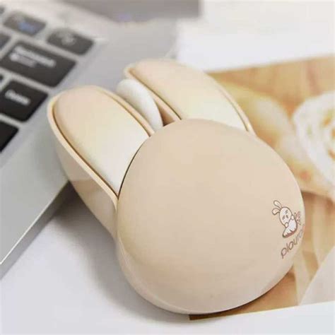 Bunny Ears Wireless Mouse 2 4g Cute Wireless Mice Kawaii Computer Mouse Regisbox