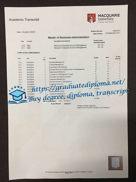 How Long To Get A Macquarie University Academic Transcript Online