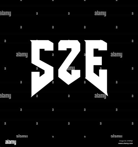 sze letter logo design for technology company sze logo design black