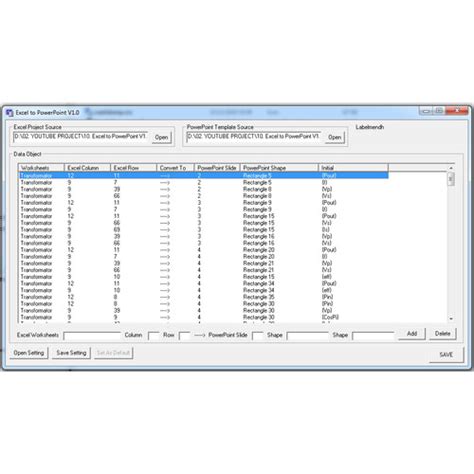 Jual Software Aplikasi Pemindah Data Dari Excel Ke Powerpoint Otomatis