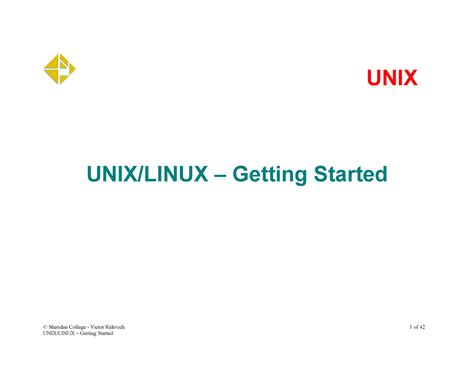 02a Getting Started © Sheridan College Victor Ralevich