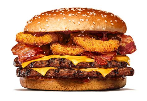 Double Bacon King Burger King At Denise Callaghan Blog