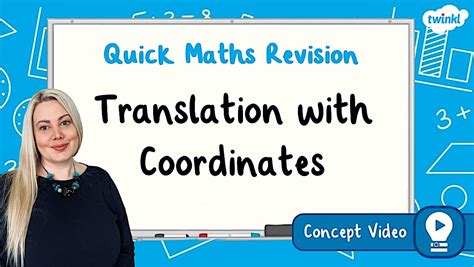 👉 Translation With Coordinates Ks2 Maths Concept Video 👉 Translation With Coordinates Ks2 Maths Concept Video