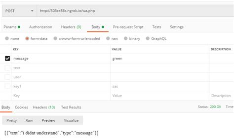 Someone Can Give Me Example To Use Webhook Issue 105 Vasani Arpit WBOT GitHub