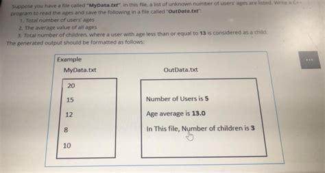 solved suppose you have a file called mydata txt in this