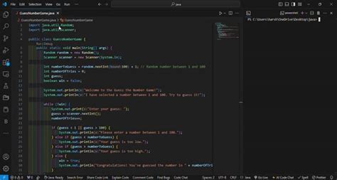 Mohini Pillewan On Linkedin Java Programmingfun Guessthenumber Internpe