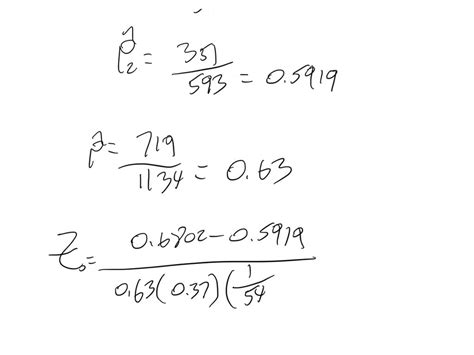SOLVED In Problems And A Determine The Test Statistic H B