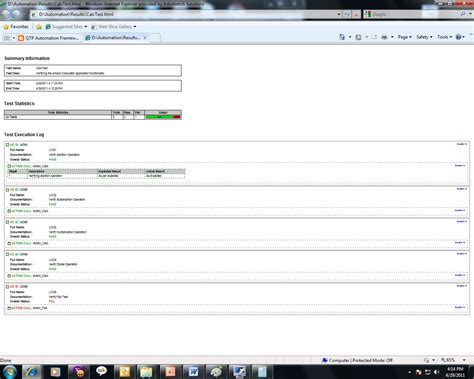 Qtp Automation Framework Architecture