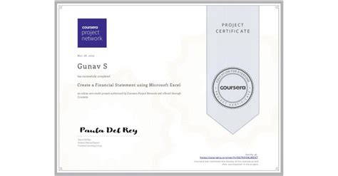 🚀 Excited To Share That Ive Completed Create A Financial Statement Using Microsoft Excel From