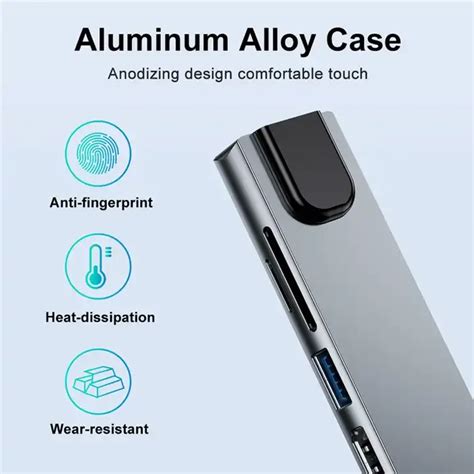 Multi Functional In USB Type C Hub For Laptop Expansion