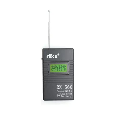 50mhz 2 4ghz Portable Handheld Frequency Counter Rk560 Dcs Ctcss Radio Tester Rk 560 Frequency