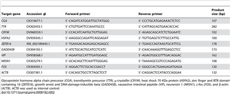 Primer Sequences Used For Real Time Pcr Validation Download Table